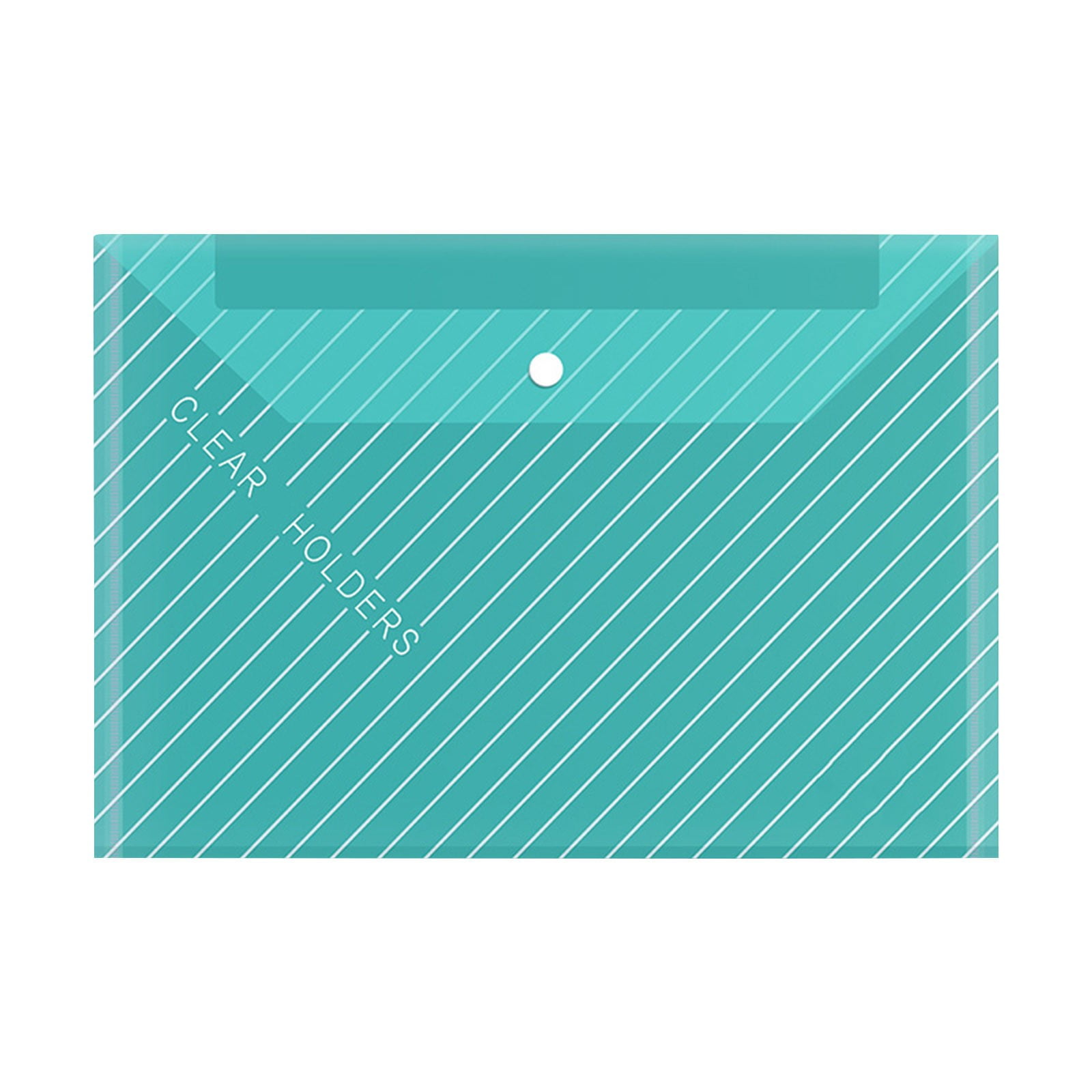 A4 Transparent Document Bag Waterproof Buckle Folder with Heat-Sealed ...