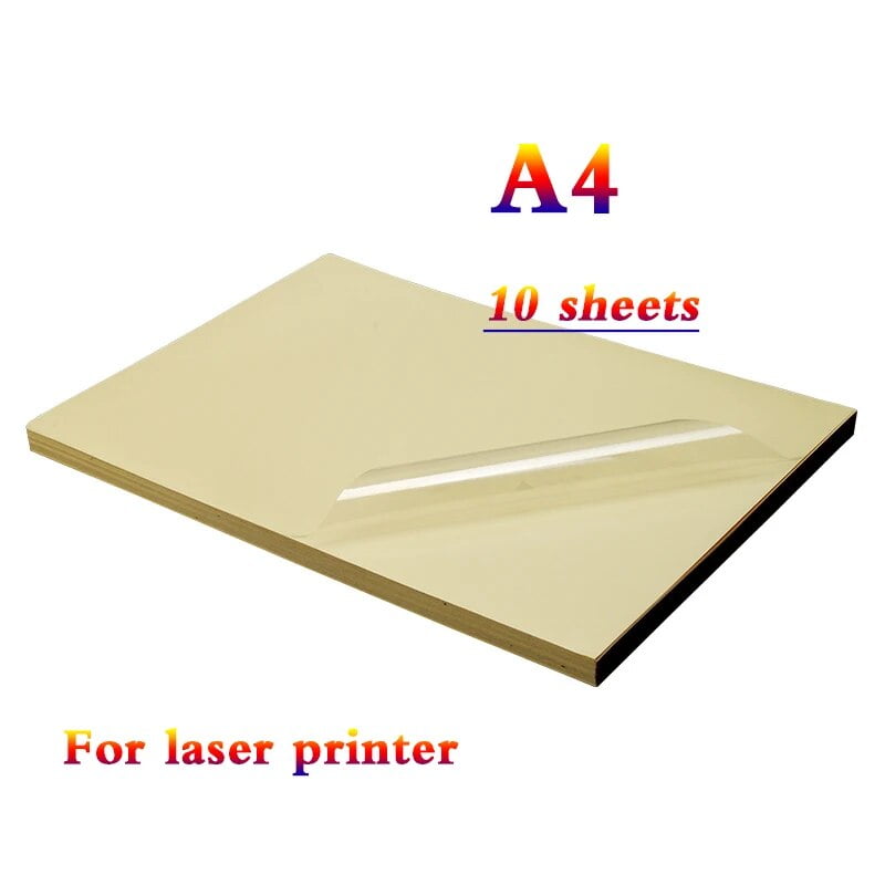 A4 Transparent Self-adhesive Printing Paper PET Label Sticker Waterproof And High Temperature ...