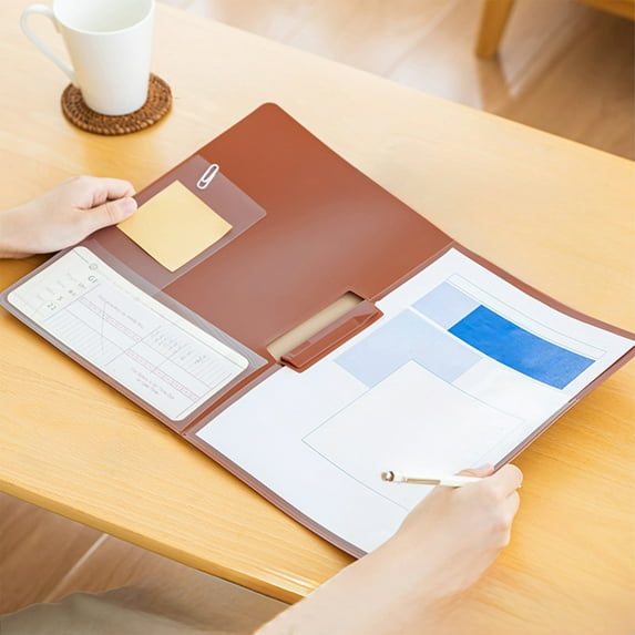 A4 Undergraduate Folder with Exam Mat and Clipboard, 32x23cm Plastic ...
