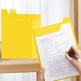 A4 Waterproof Plastic File Folder Portable Document Organizer for ...
