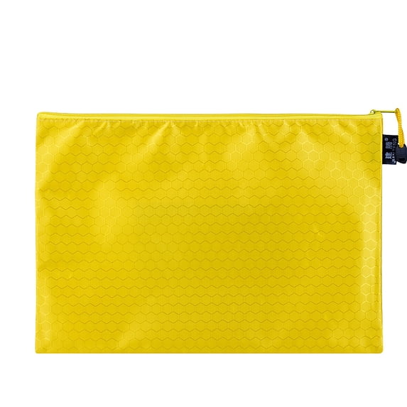 A4 Waterproof Zipper File Bags, Football Pattern Office Document Bags ...