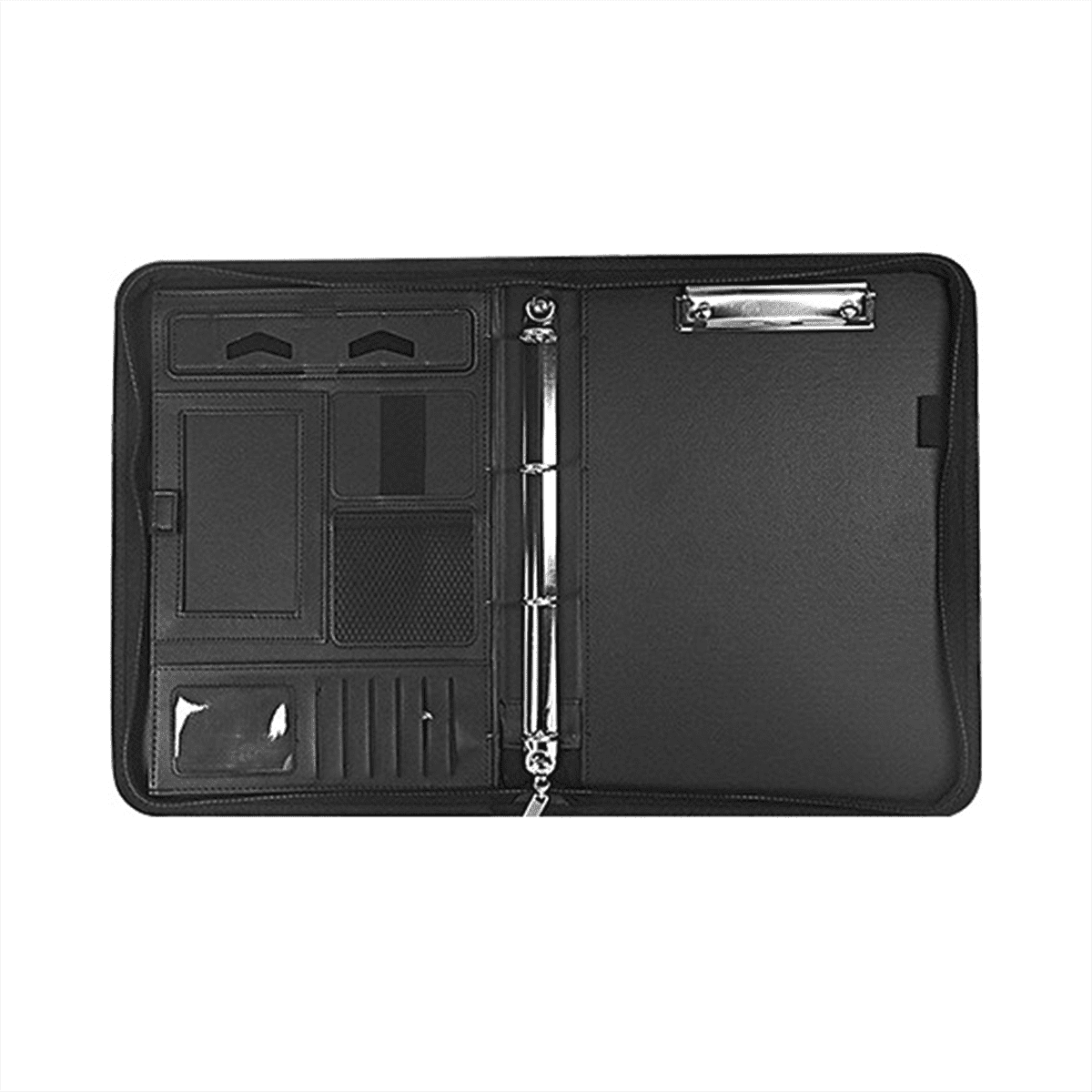 A4 Zipper Calculator Binder Conference File Pad Folder Briefcase Tablet ...
