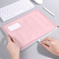 A4 Zipper File Folder Waterproof Plastic Document Organizer with Label ...