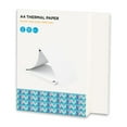A4 folding thermal printing paper,Compatible With A40 Sheet Paper ...