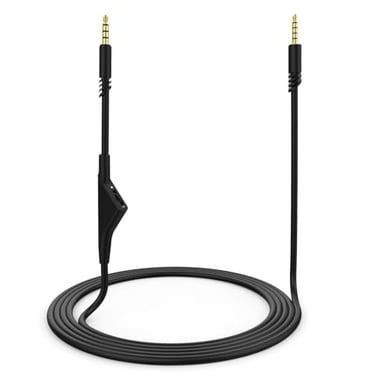 Disen Replacement Audio Cable, Braided 6.5ft Cord with Mute and Mic ...