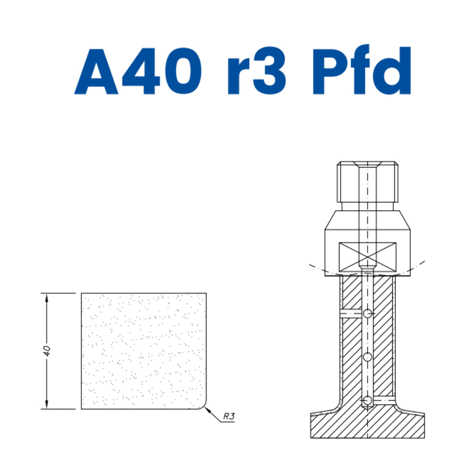 A40 r3 Pfd(40mm r3 Eased Edge Polished Face Down) - Walmart.com