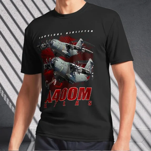 A400M Tactical Airlifter Heavy Aircraft Logo Men's T-Shirt Funny Size S ...