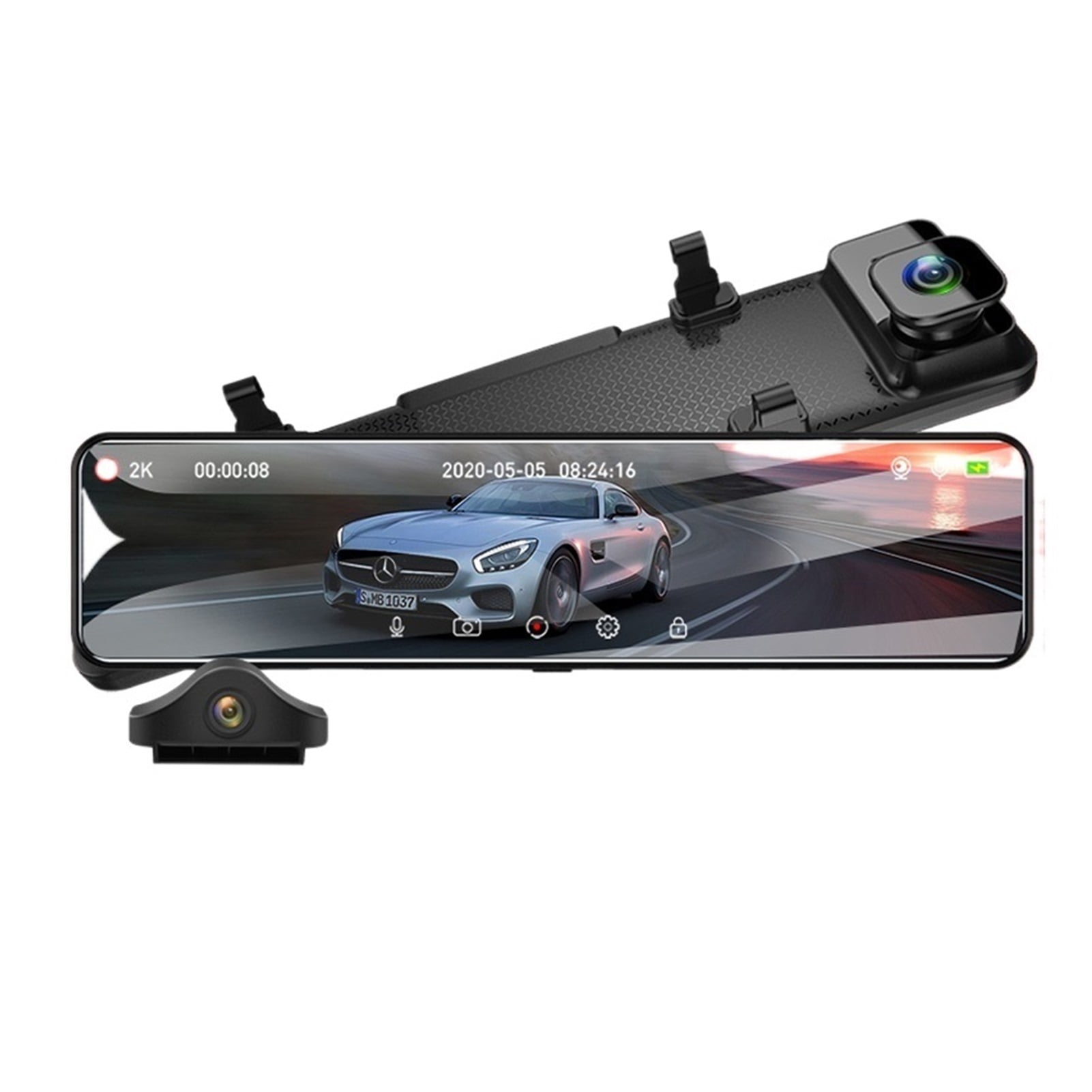 A45 11.28 Inch Touch Car DVR 2K Mirror Dash Cam Auto Recorder Dashcam ...