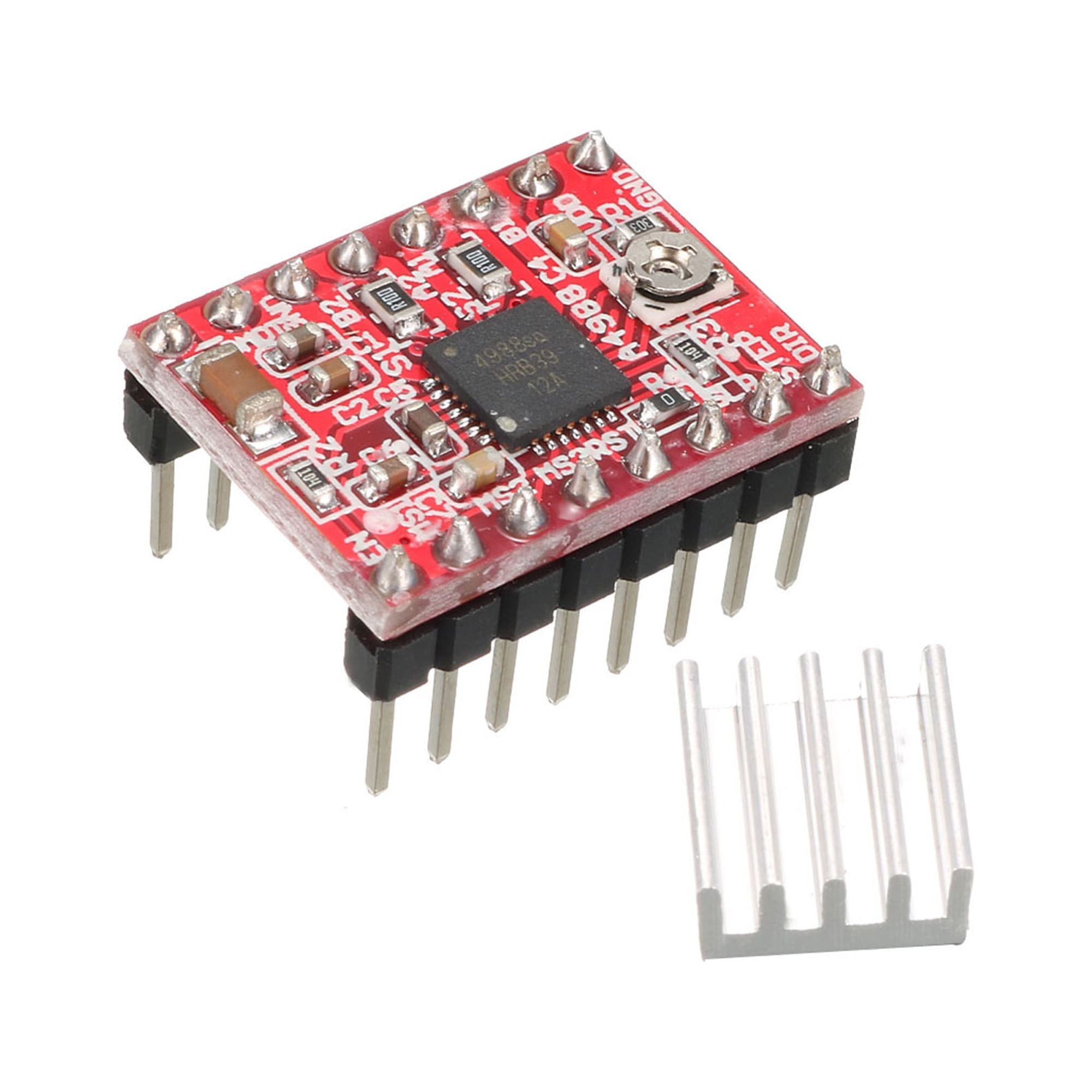A4988 Stepper Motor Driver Module with Heat Sink for 3D Printer Reprap ...