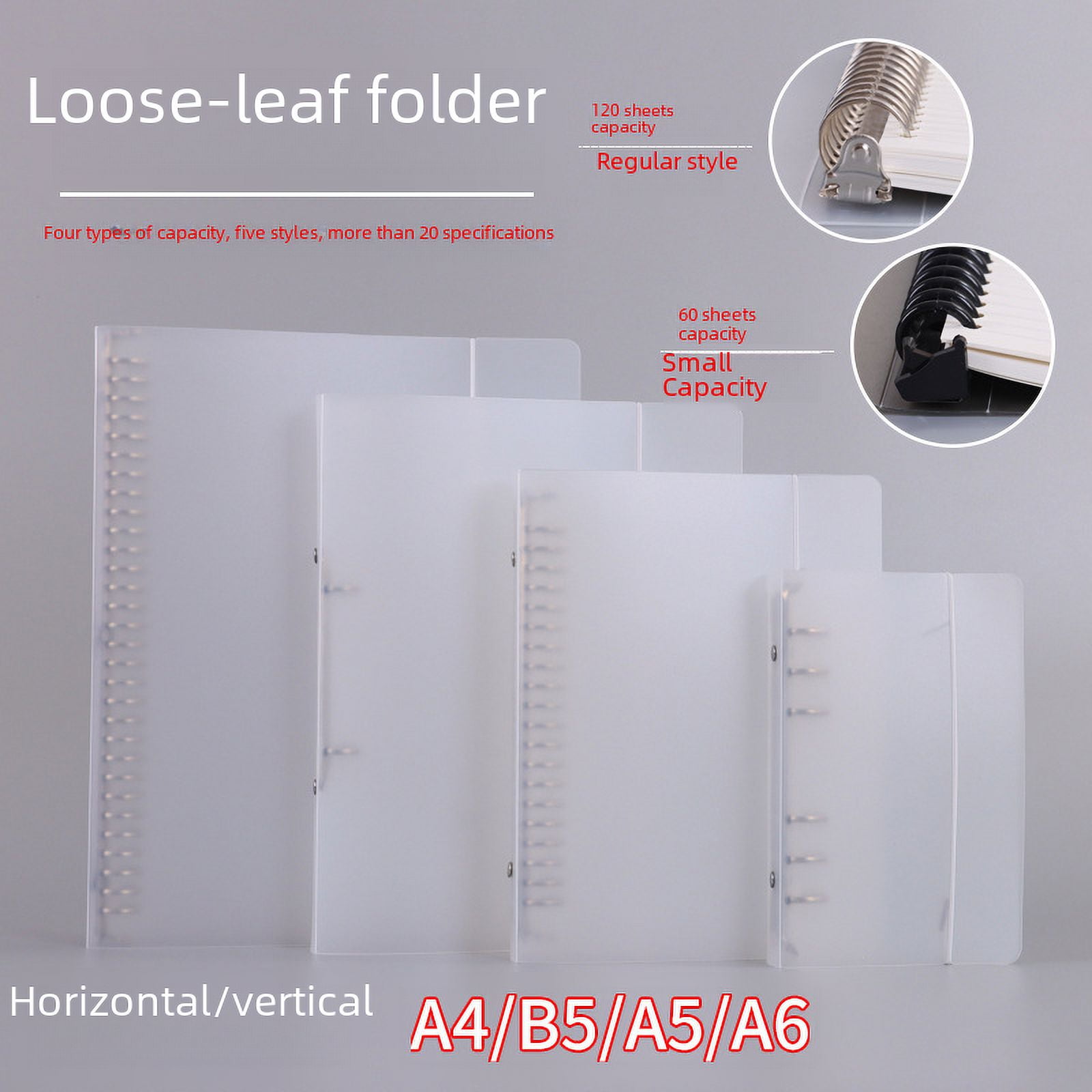 A4B5A5A6 frosted twill loose-leaf folder spot hand Account 2 holes 4 ...