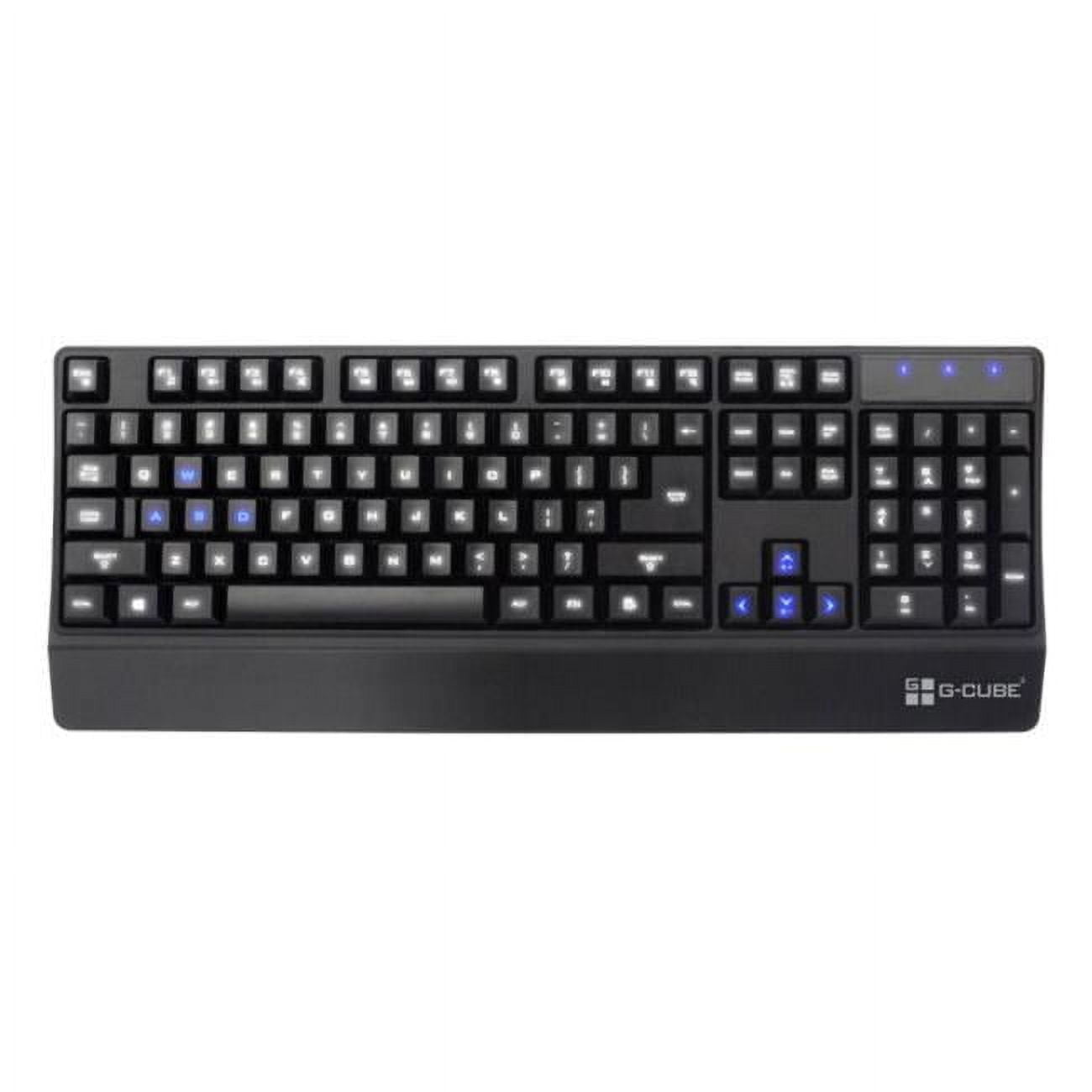 A4tech GKL-58 G-Cube Illuminate Light Gaming Computer Keyboard, Blue ...