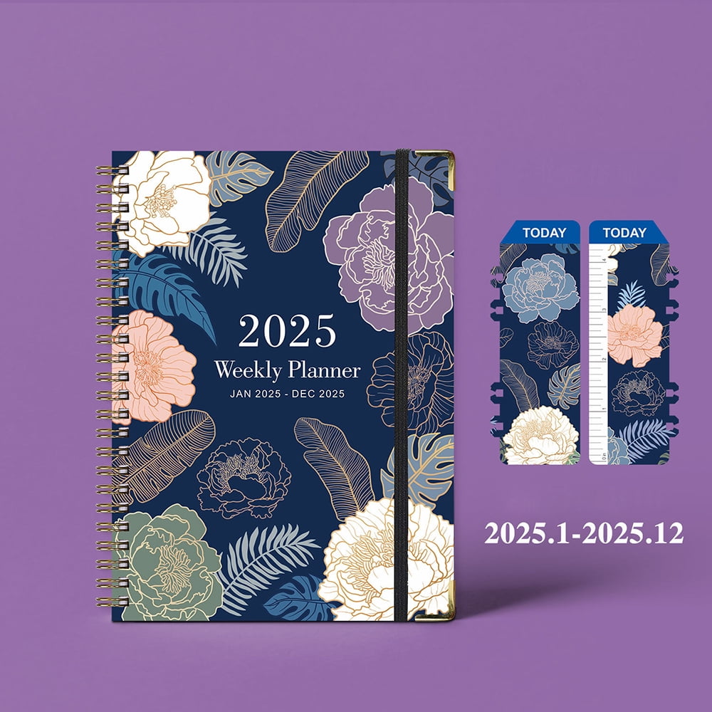 A5 2025 Daily Planner Notebook Journal Time Management Coil Notebook ...