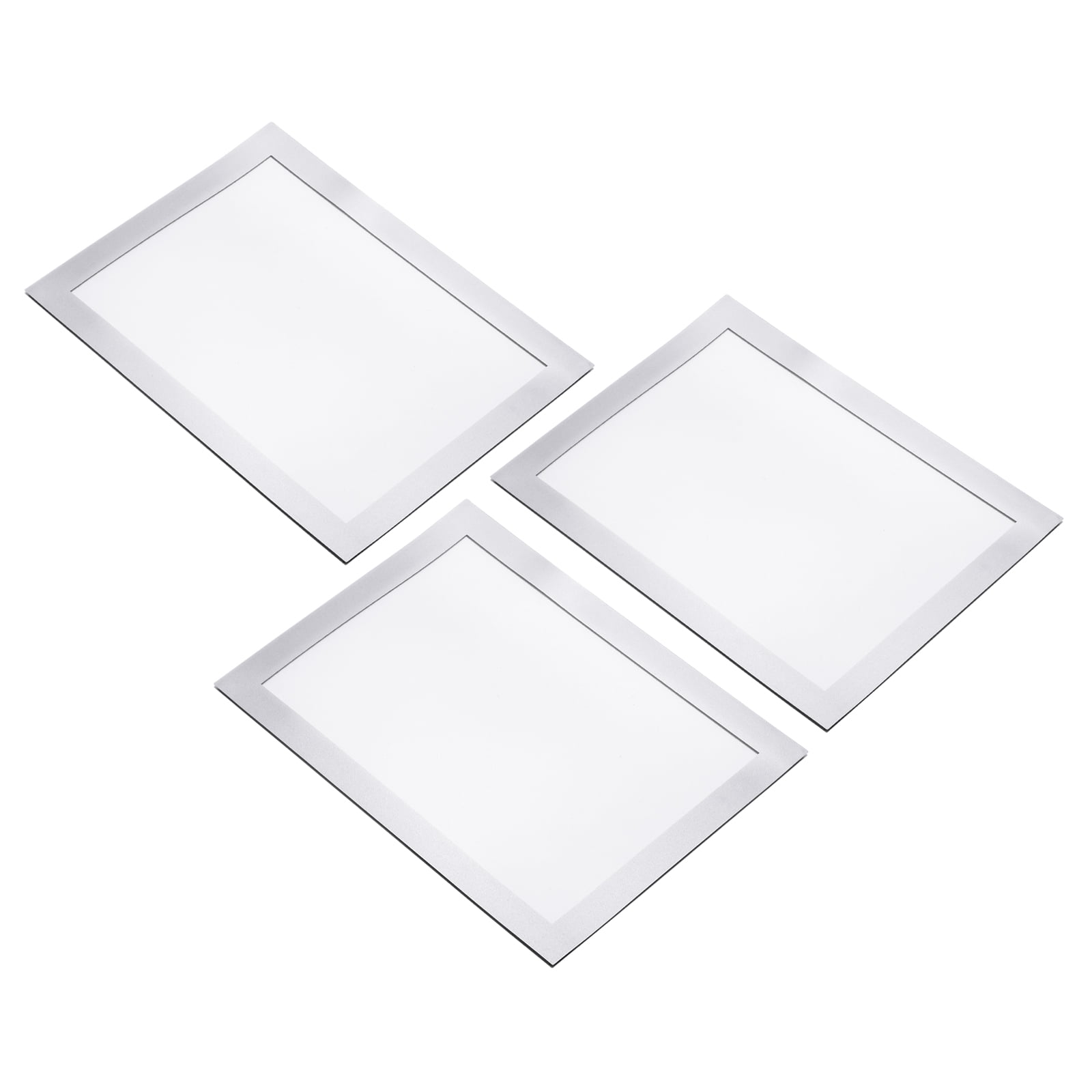 A5 5.6x8 Inch Magnetic Sign Holder with Sticker, 3 Pack Window PVC ...