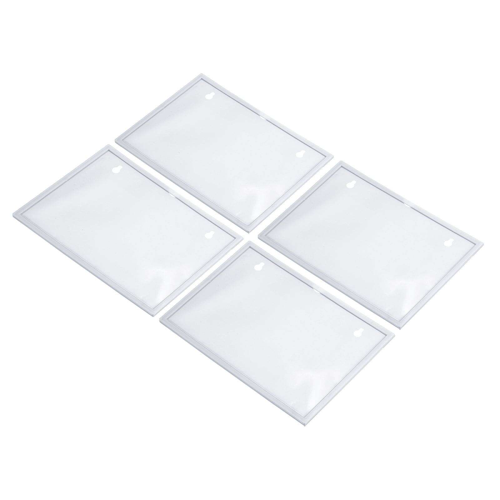 A5 5.8x8.3 Inch Magnetic Sign Holder, Display Frame for Office, White 4 ...