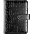 A5 6 Ring Binder Cover Crocodile - Large PU Leather Notebook Binder ...
