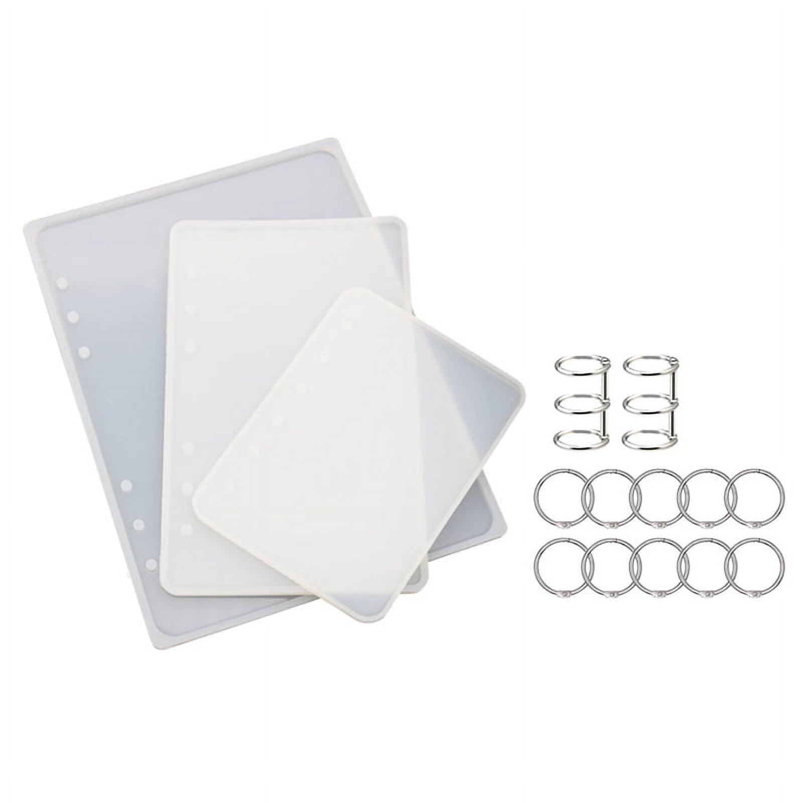 A5 A6 A7 Notebook Cover Resin Mold DIY UV Epoxy Silicone Molds ...