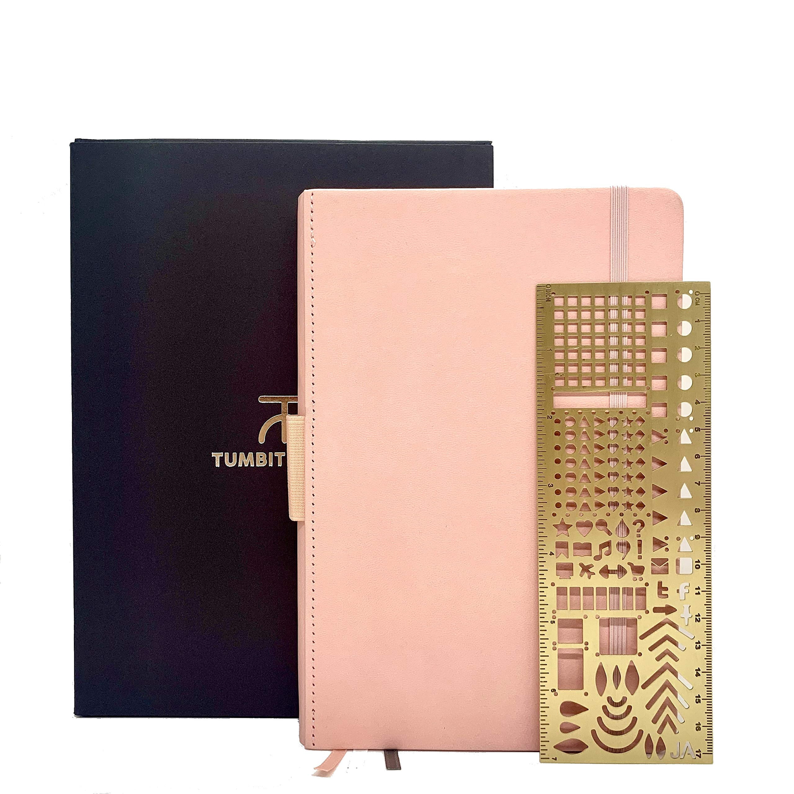 A5 Bullet dot Journal Dotted Grid Notebook 220 Pages 3 x Page Markers ...