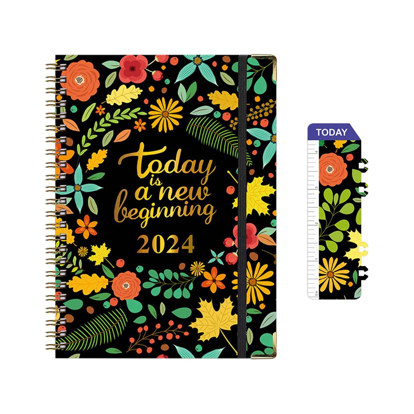 A5 Coil Notebook 2024 Weekly Schedule Notebook Daily Schedule Notebook ...