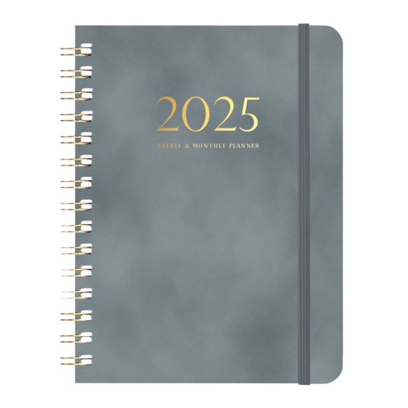 A5 Coil Planner Notebook for 2025 Weekly Diary and Scheduling, 140 GSM ...