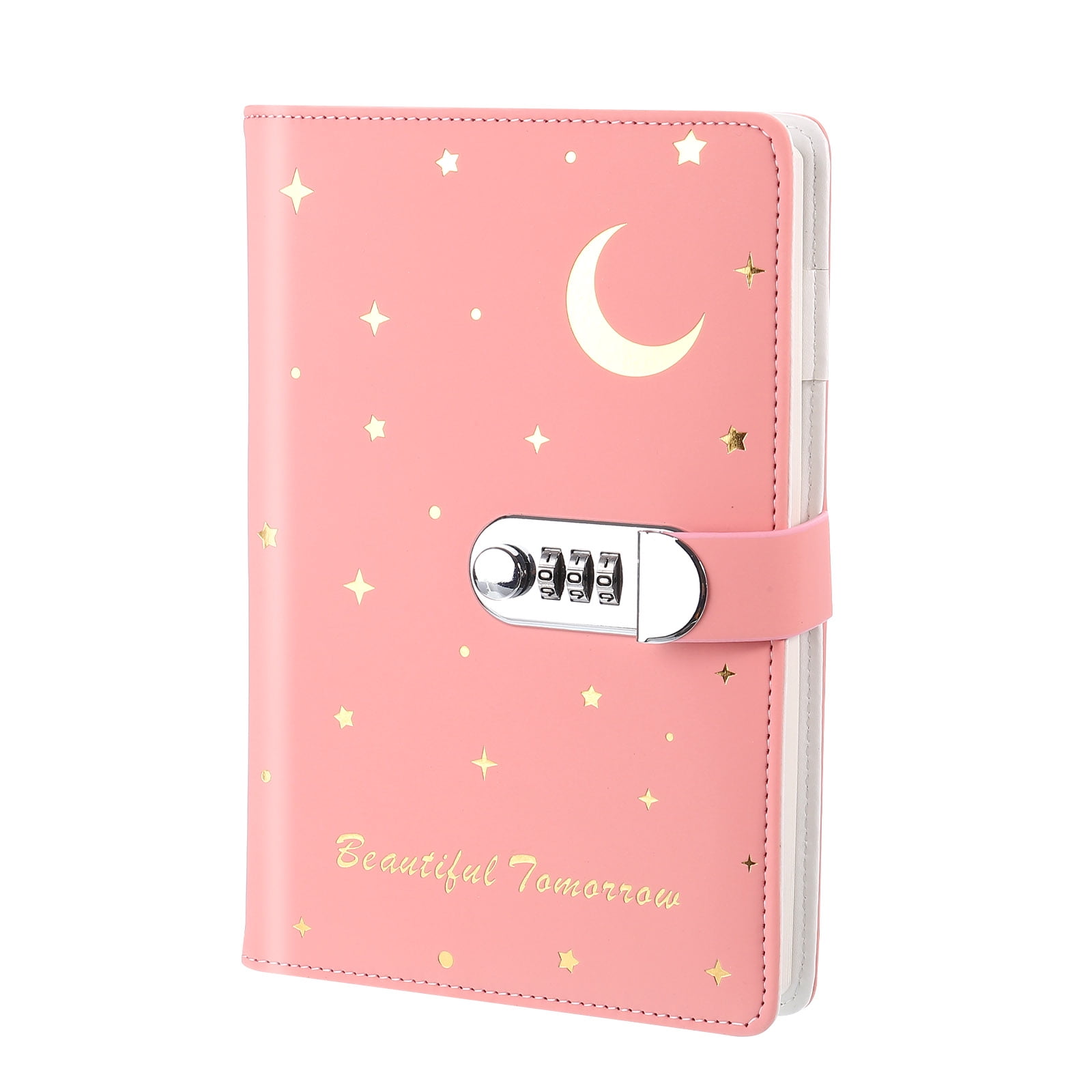 A5 Diary with Lock, Journal with Lock Cute Journaling Leather Notebook ...