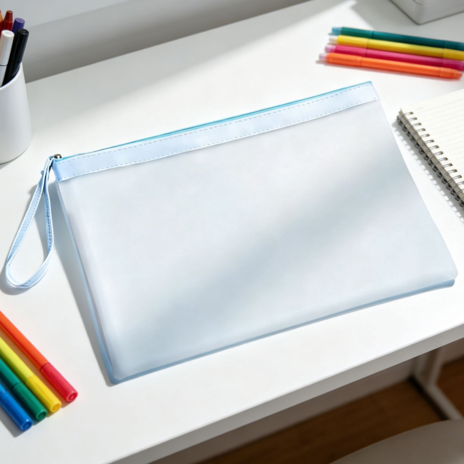 A5 Document Organizer Bag with Handle for Students, Large Capacity ...