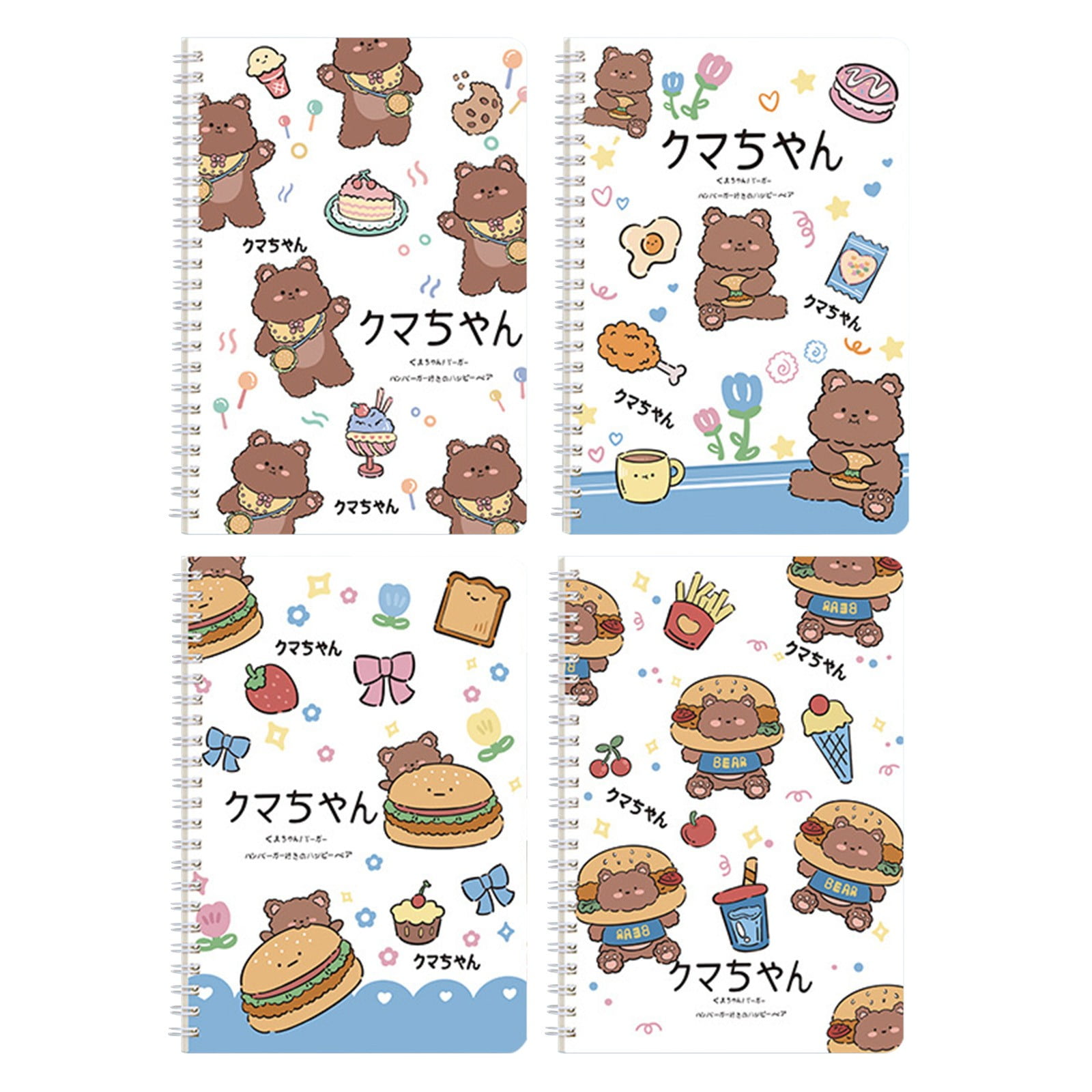 A5 Flip Coil Notebooks 4 Pack! Perfect For Students And Each Notebook ...