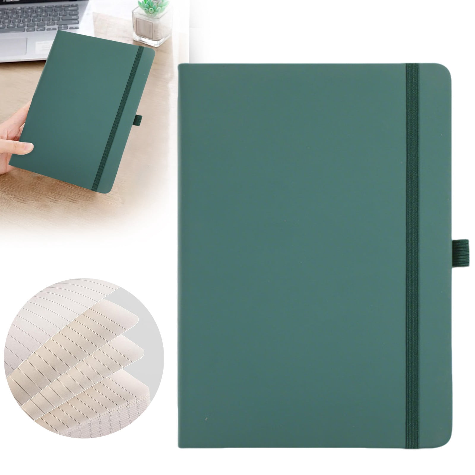 A5 Hardcover Lined Journal Notebook With Thick Paper For Sketching ...