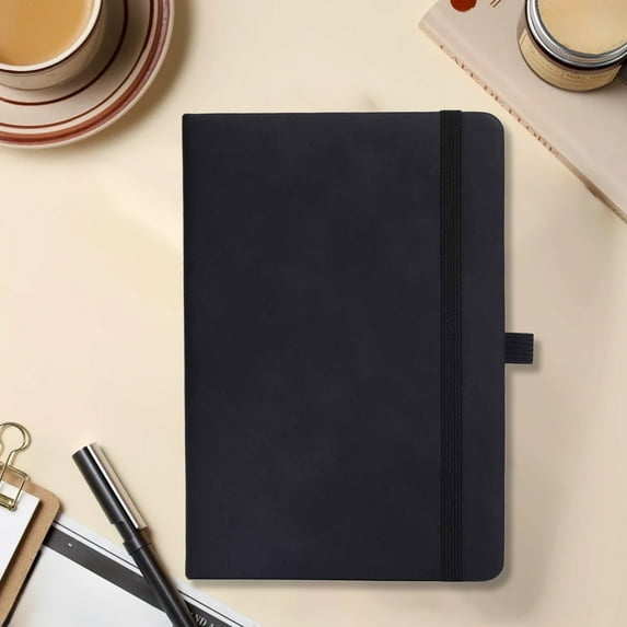 A5 Hardcover Notebook, 200 Pages Thick Paper, College Ruled, Elastic ...