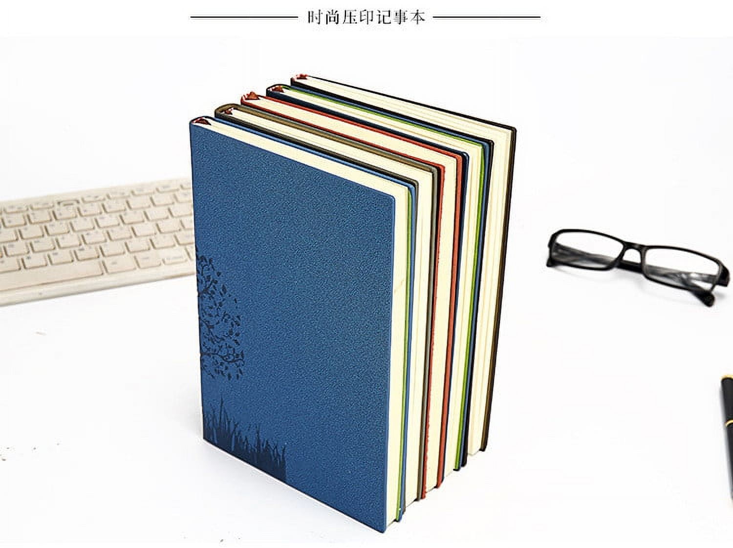 A5 Hardcover Notebook with 100 Sheets 80g Lined Paper,Lays Flat Design ...