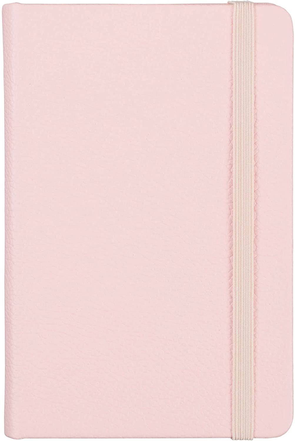 A5 Hardcover Ruled Notebook with PU Leather Cover, Elastic Band Design ...
