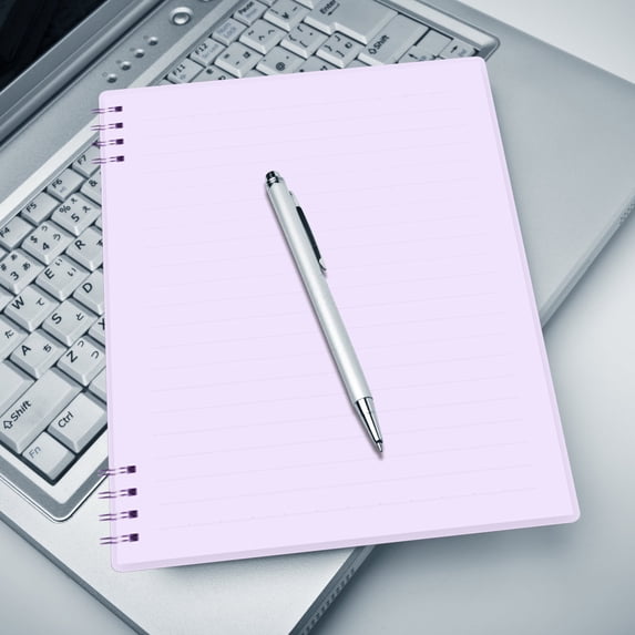 A5 Horizontal Coil Notebook with Thickened Pages and Waterproof PP ...