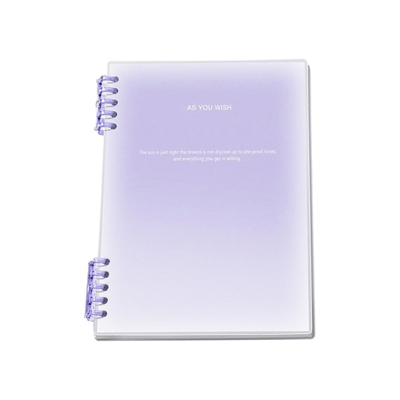 A5 Horizontal Lined Detachable Notebook, Oimcto Thickened Gradient ...