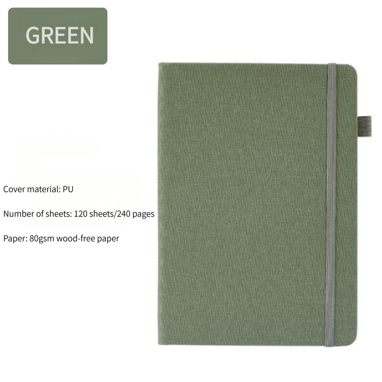 A5 Journal Notebook, 240-Page Lined Notebook for Writing, Note Taking ...