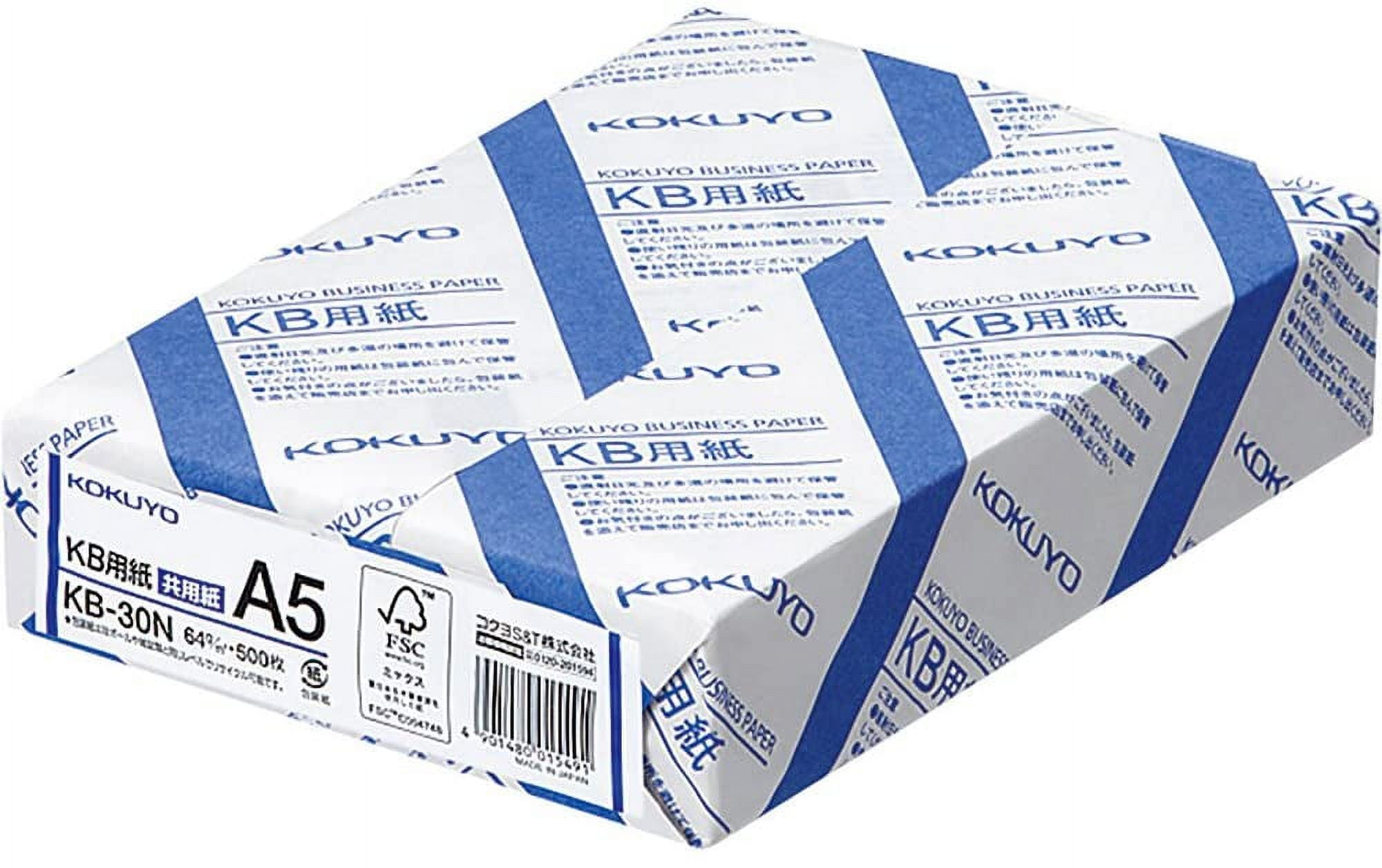 A5 KB Paper, 500 Sheets, 64gsm, 80 Bright (ISO) - Perfect for Printing ...