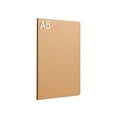 A5 Kraft Cover Notebooks, Thick Paper Lined Journals for Students Class ...