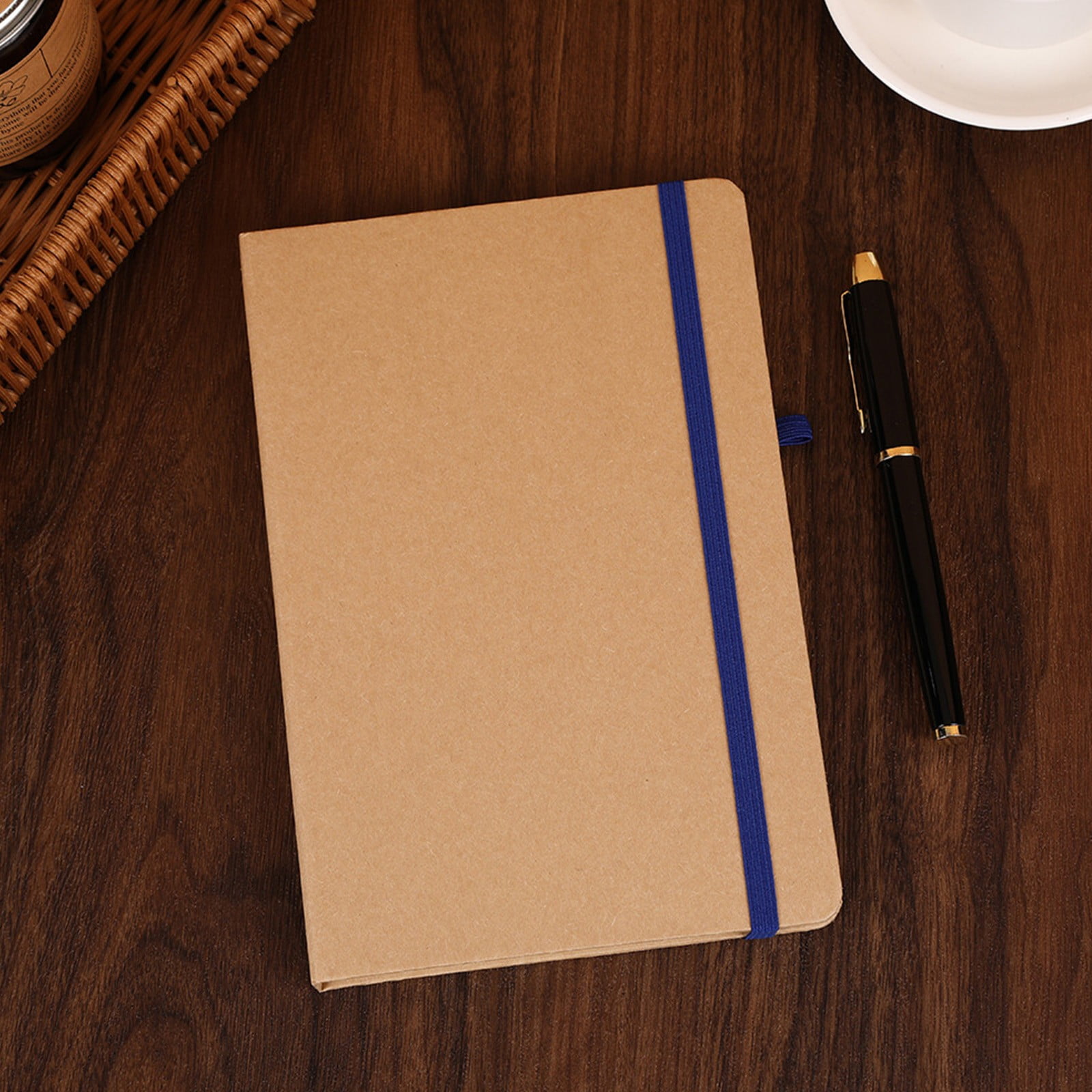 A5 Kraft Paper Notebook, Thick Inner Cover, Business Office Notebook ...