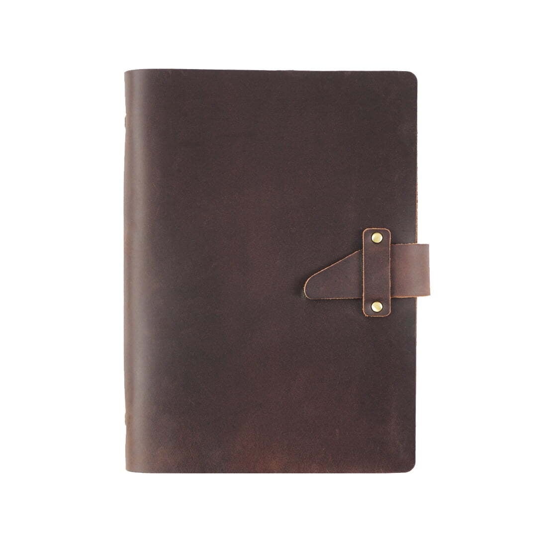A5 Leather Journal Notebook, Travelers Notebook with Leather Buckle, 6 ...