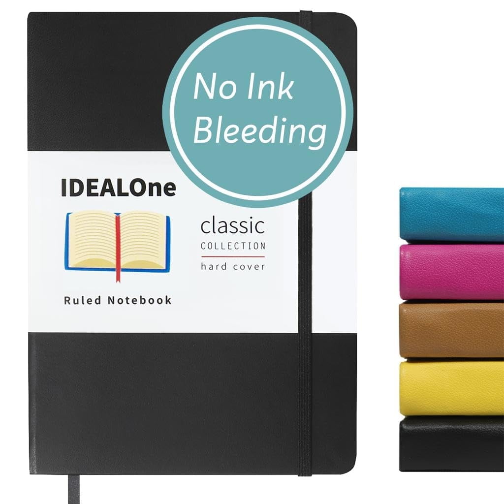 A5 Lined Journal Notebook, 160 Pages 100GSM Thick Paper No Bleed ...