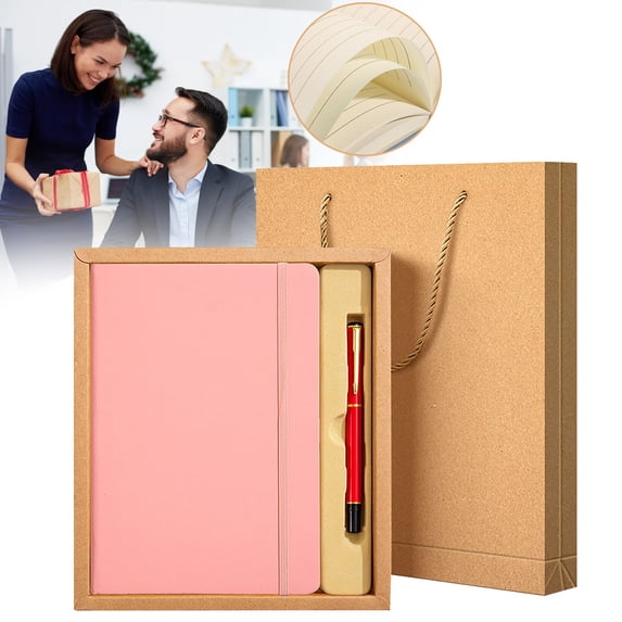 A5 Lined Journal Notebook, Hardcover Journal Set with Pen and Gift Box ...