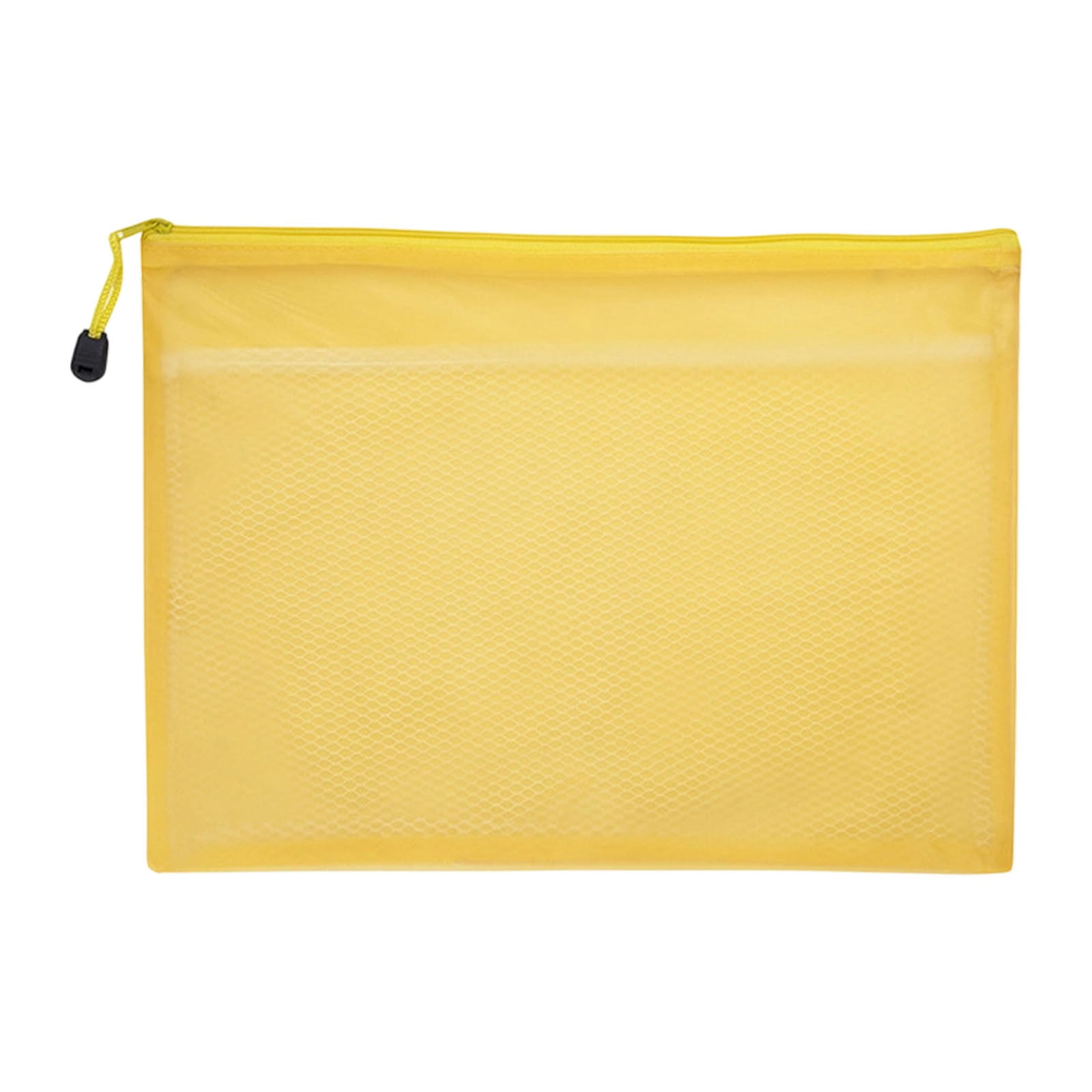 A5 Mesh File Bag Transparent Zipper Document Pouch Waterproof ...