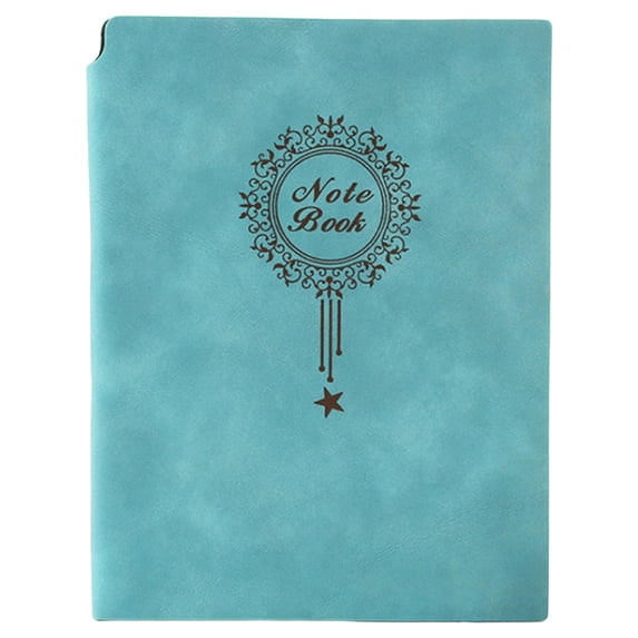 A5 Notebook 200 Pages Ruled Lined Interior, Suede Pu Leather Cover ...