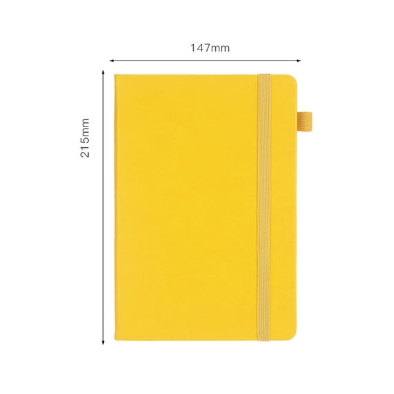 A5 Notebook Diary 200 Pages Beige Daolin Paper 21.5 cm x 14.7 cm One ...