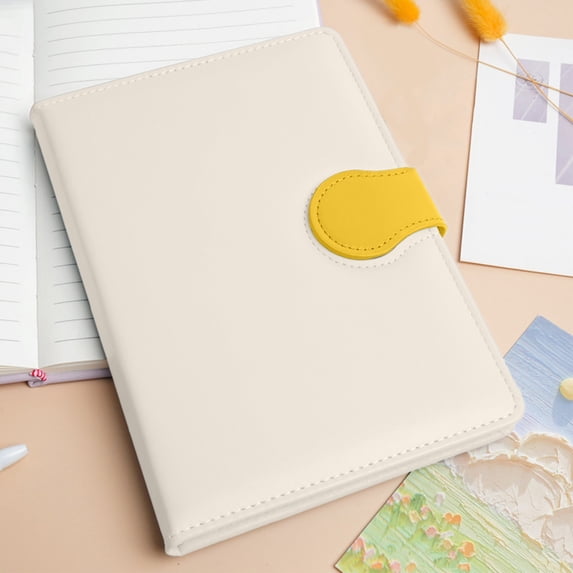 A5 Notebook Journal - PU Leather Soft Cover Diary with Magnetic Closure ...