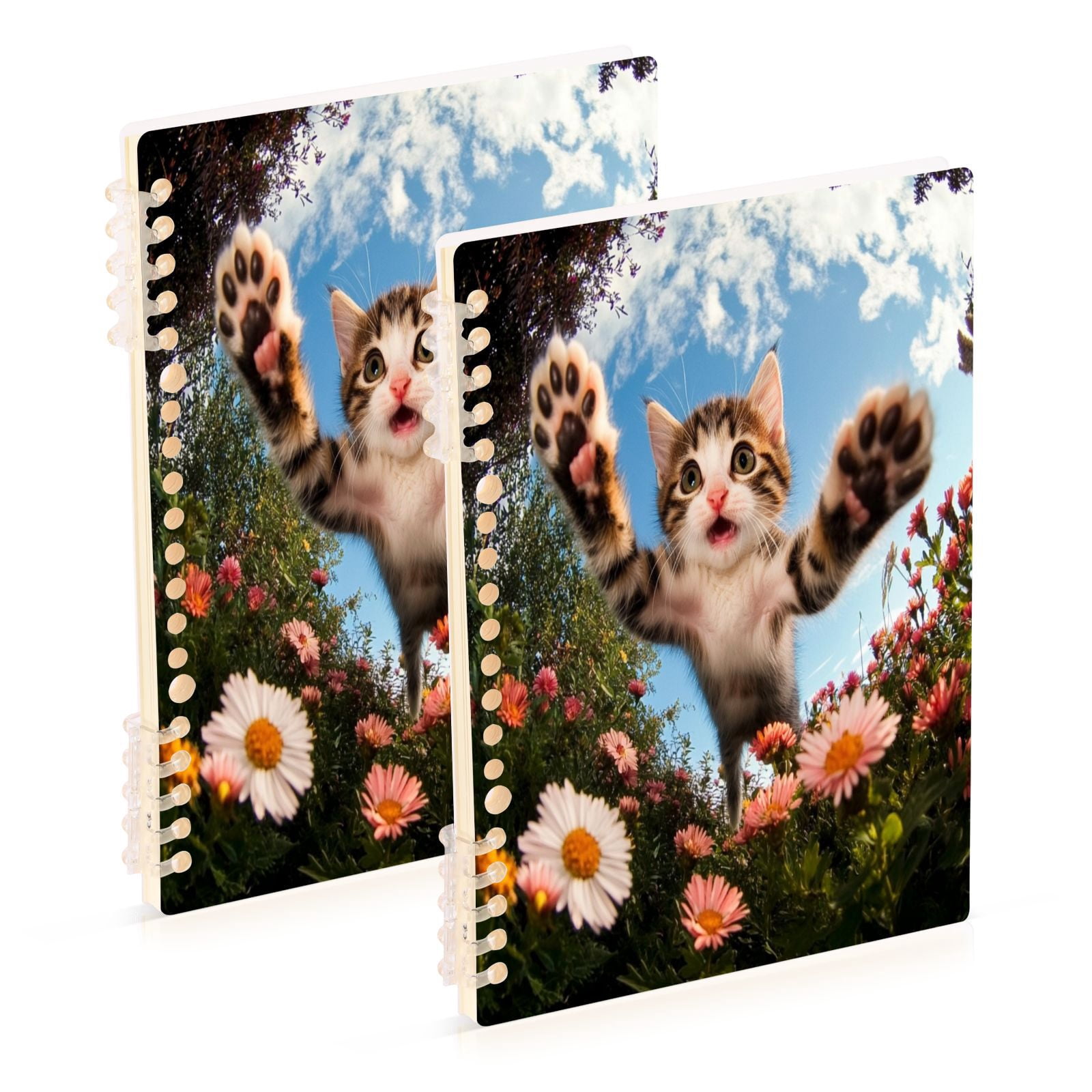 A5 Notebook, Single Back Sheet Printed on One Side, 60 Sheets A Jumping ...
