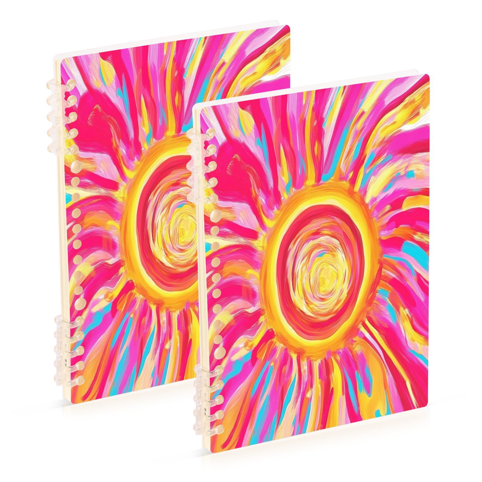 A5 Notebook, Single Back Sheet Printed on One Side, 60 Sheets Colorful ...