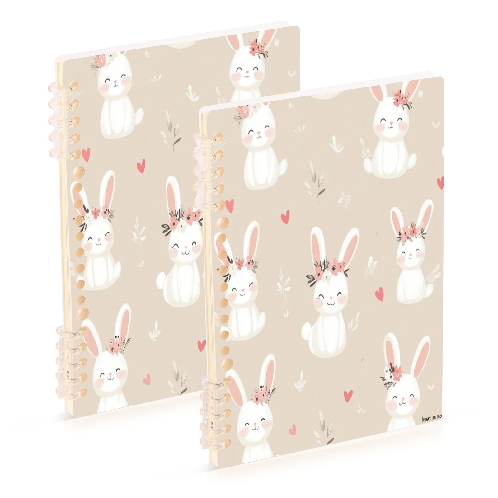 A5 Notebook, Single Back Sheet Printed on One Side, 60 Sheets Cute ...