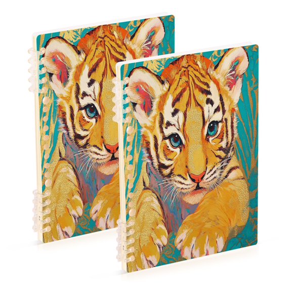 A5 Notebook, Single Back Sheet Printed on One Side, 60 Sheets Oil ...