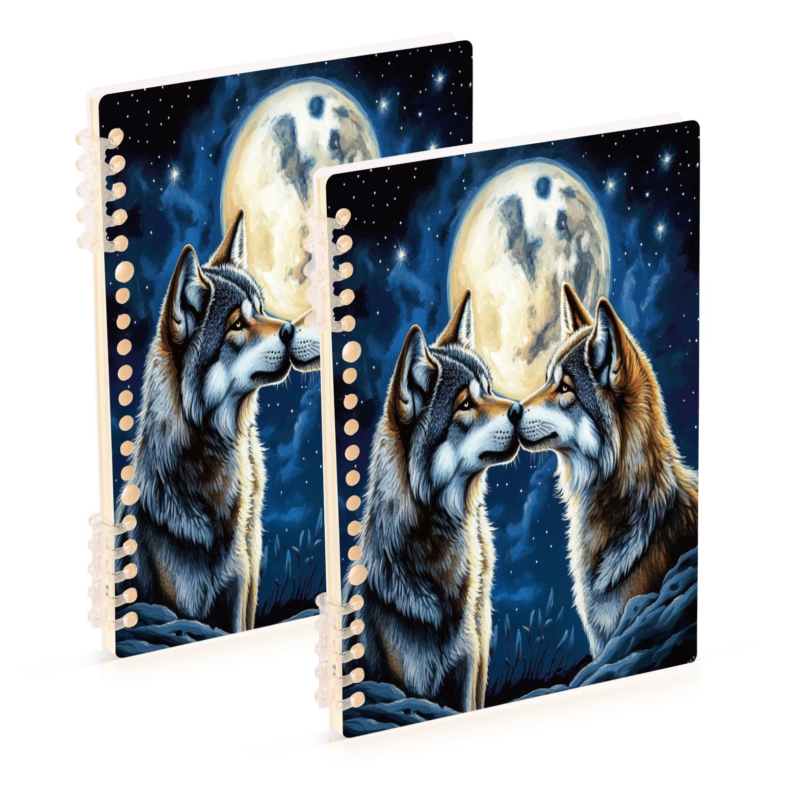 A5 Notebook, Single Back Sheet Printed on One Side, 60 Sheets Two ...