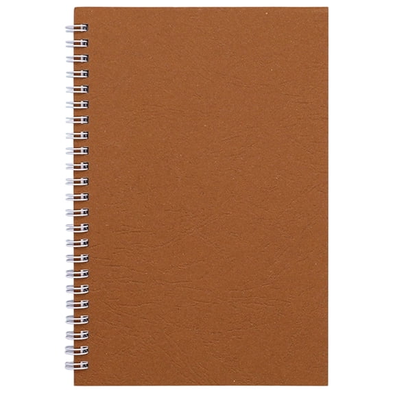 A5 Notebook With Margin White Paper, Glossy Card Cover With Leather ...