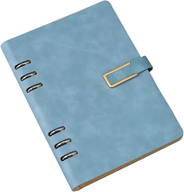 A5 PU Leather Binder Notebook Binder Cover Refillable Personal Notebook ...
